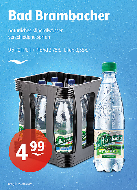 Bad Brambacher Natürliches Mineralwasser | Getränke Hoffmann – Gute ...