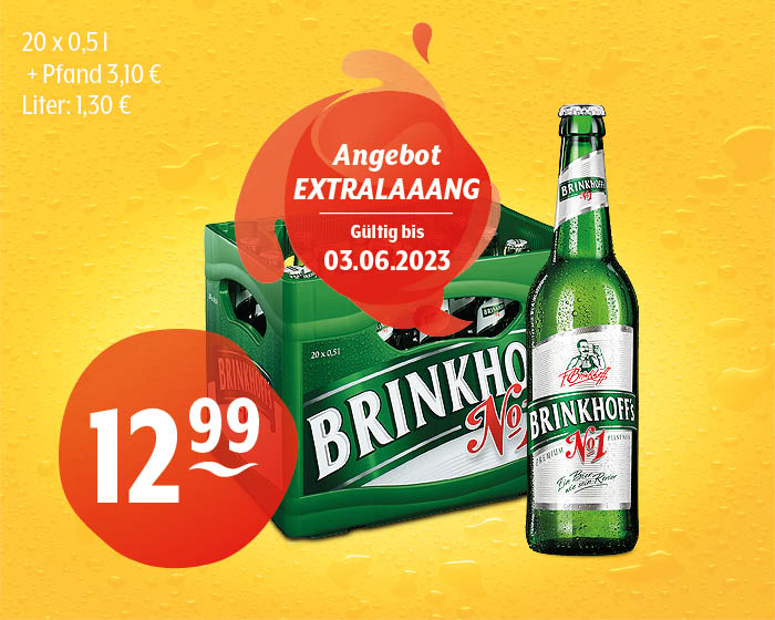 Brinkhoff's No.1 Premium Pilsener | Getränke Hoffmann – Gute Momente ...