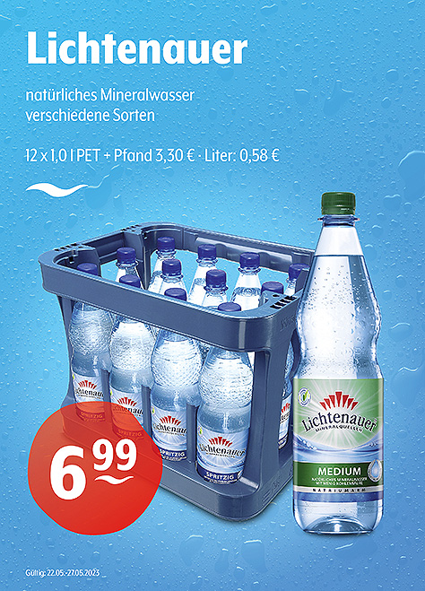 Lichtenauer Natürliches Mineralwasser | Getränke Hoffmann – Gute ...